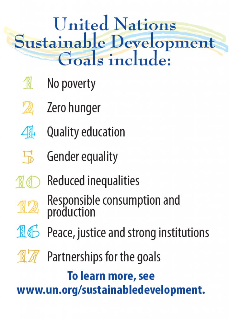 Sustainable Development Goals/PW Purpose Wallet cards – Presbyterian Women