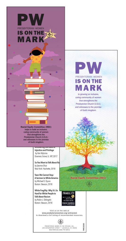 Justice and Peace Recommended Resources bookmark – Presbyterian Women