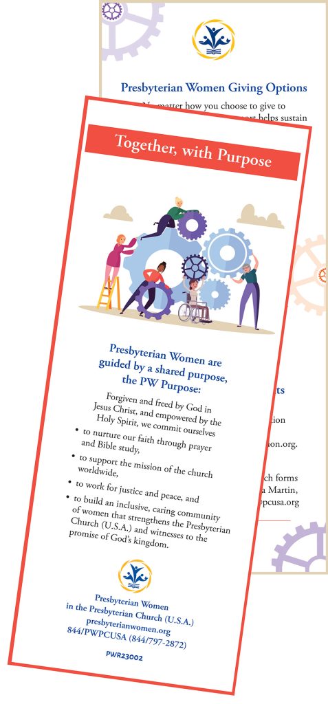 Ways to Give card – Presbyterian Women