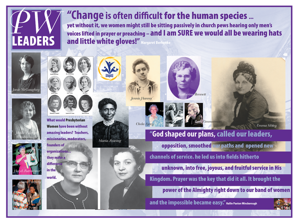PW History poster – Presbyterian Women